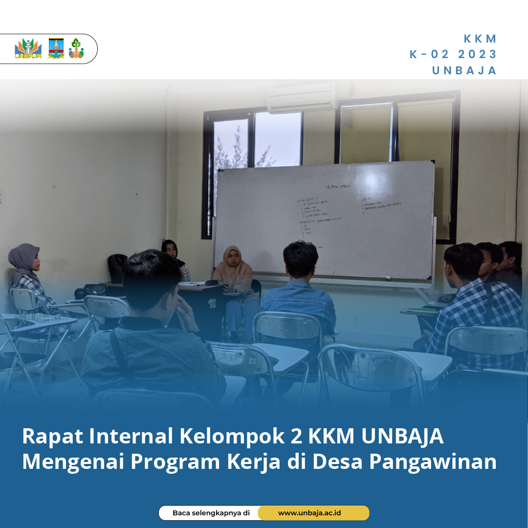 Rapat Internal Kelompok 2 KKM UNBAJA Mengenai Program Kerja di Desa ...