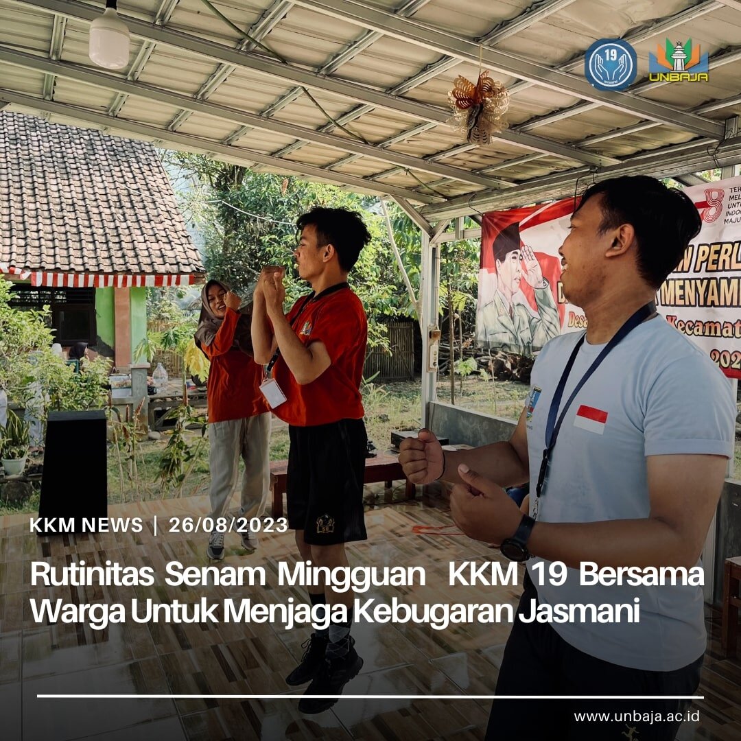 Rutinitas Senam Mingguan KKM 19 Bersama Warga Untuk Menjaga Kebugaran ...